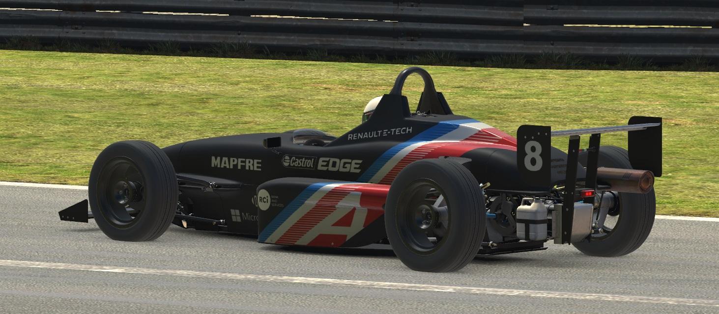 Skip Baber Alpine -Alonso- Matte black and silver logo by Jonathan ...