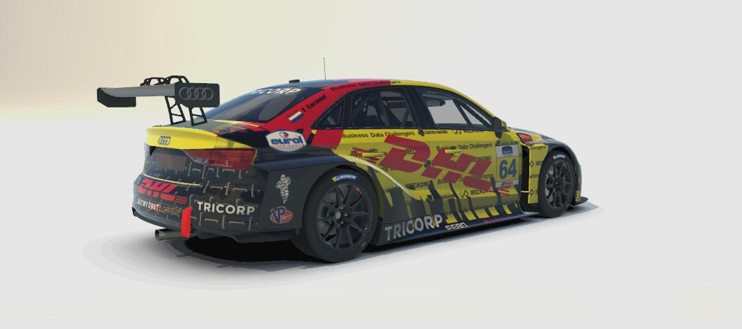 Audi RS3 LMS Tom Coronel 2021 by Bink de Jong - Trading Paints