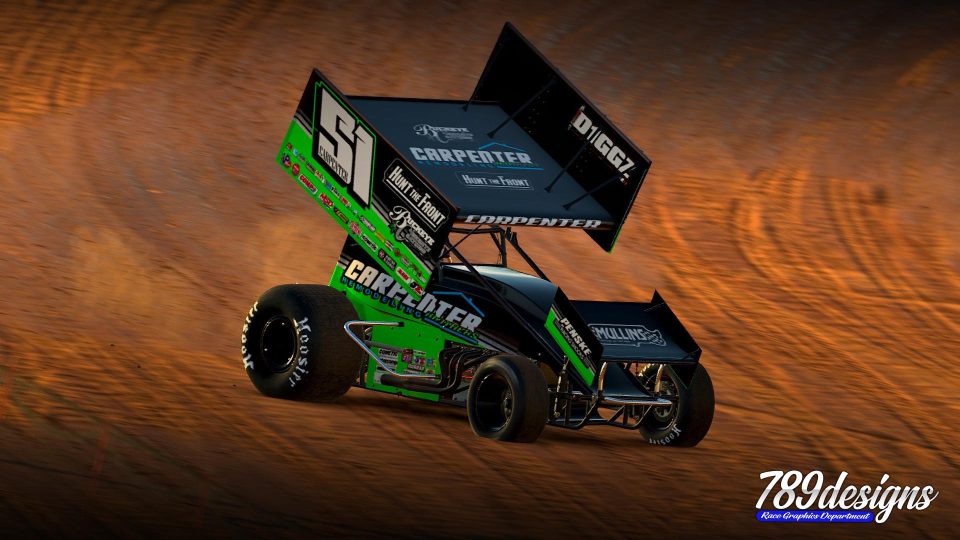 Nick Carpenter Sprint Car by Garrett Marshall - Trading Paints