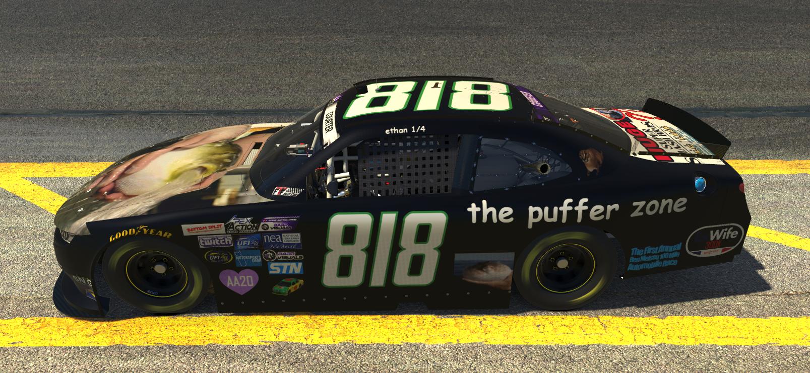 The Puffer Zone XFINITY Camaro (818) by Ethan Courter - Trading Paints