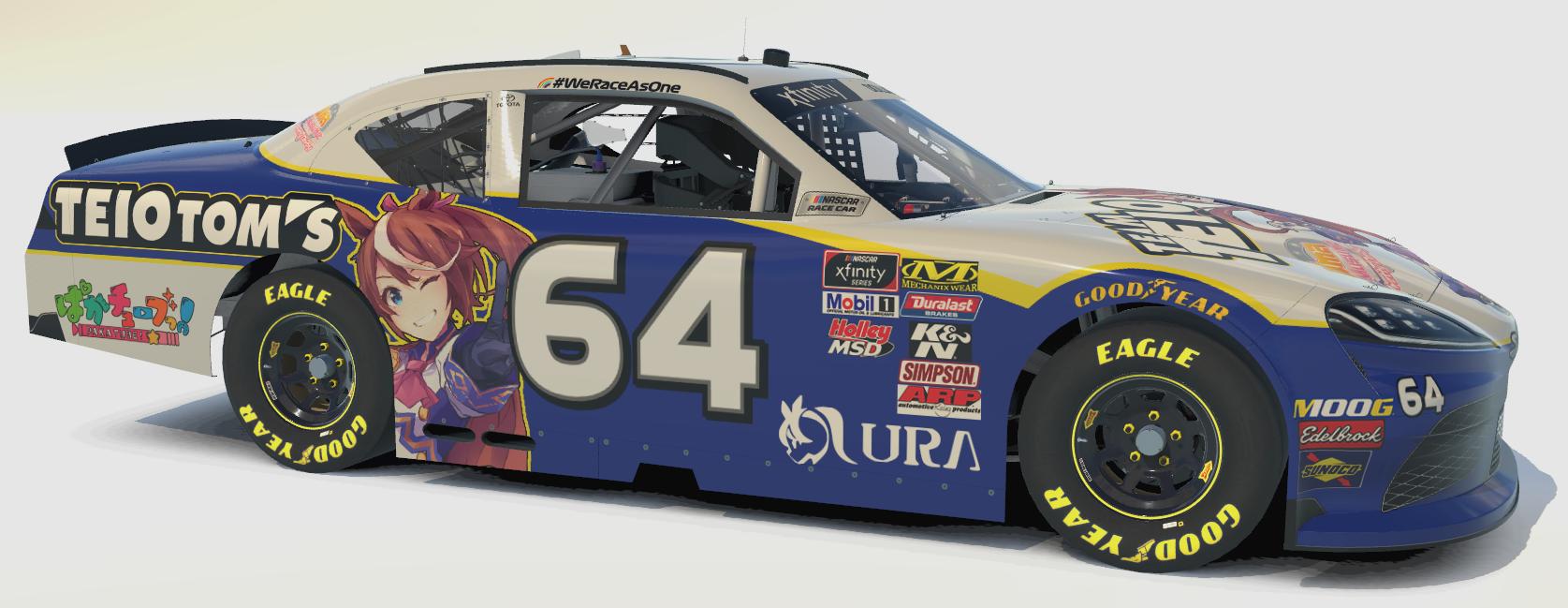 Teio TOMs Pretty Derby Xfinity Toyota Supra by Brandon Dollar - Trading ...