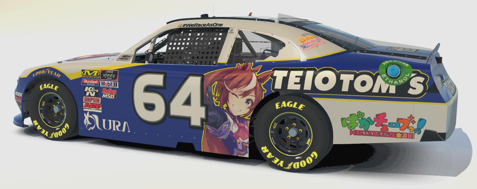 Teio TOMs Pretty Derby Xfinity Toyota Supra by Brandon Dollar - Trading ...