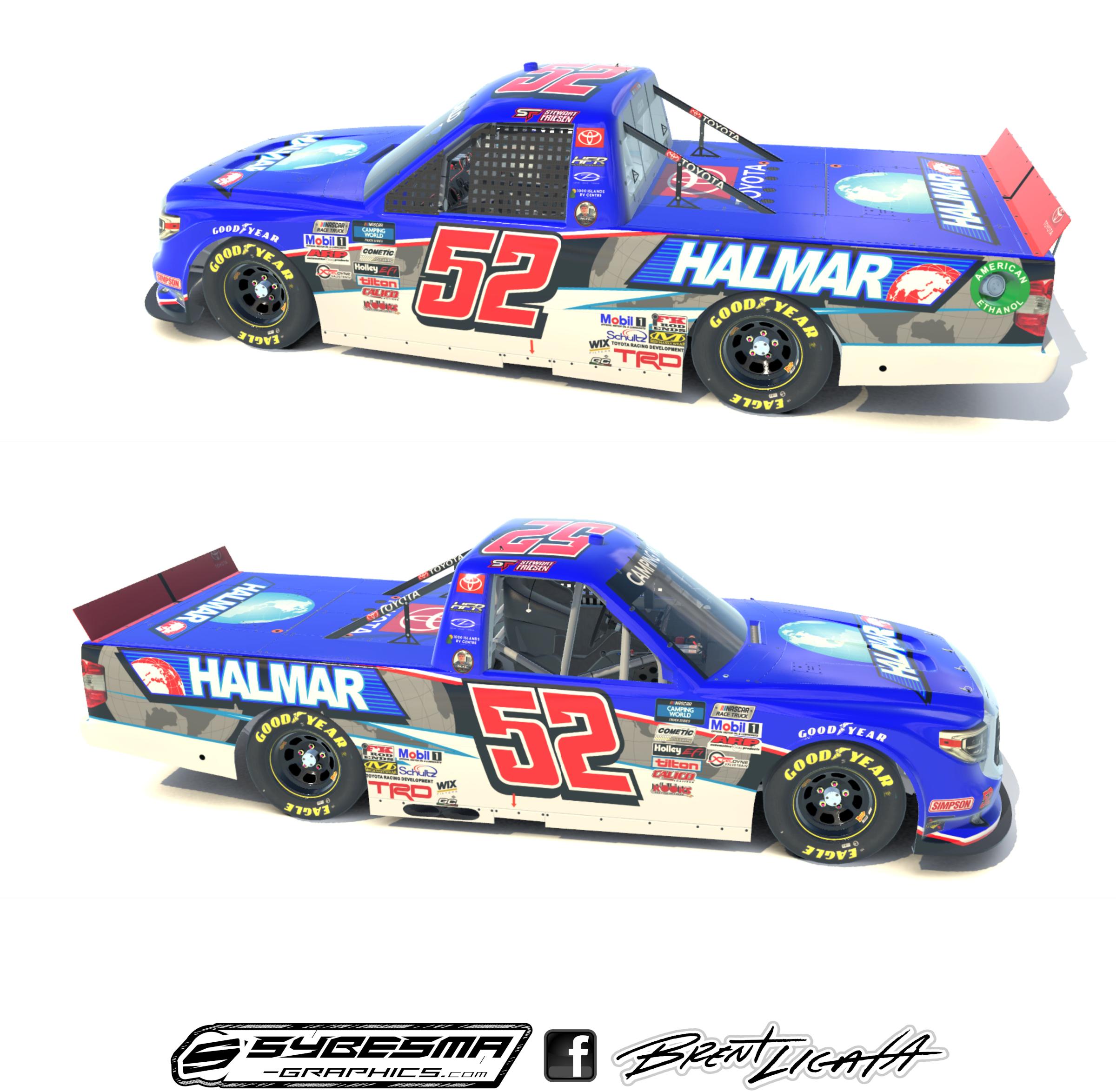 NCWTS 52 HALMAR Stewart Friesen 2021 by Brent Licata2 - Trading Paints