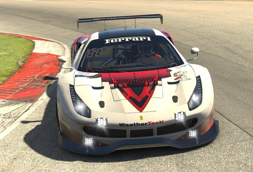 Snoopy Ferrari 488 GT3 by Mark B. - Trading Paints