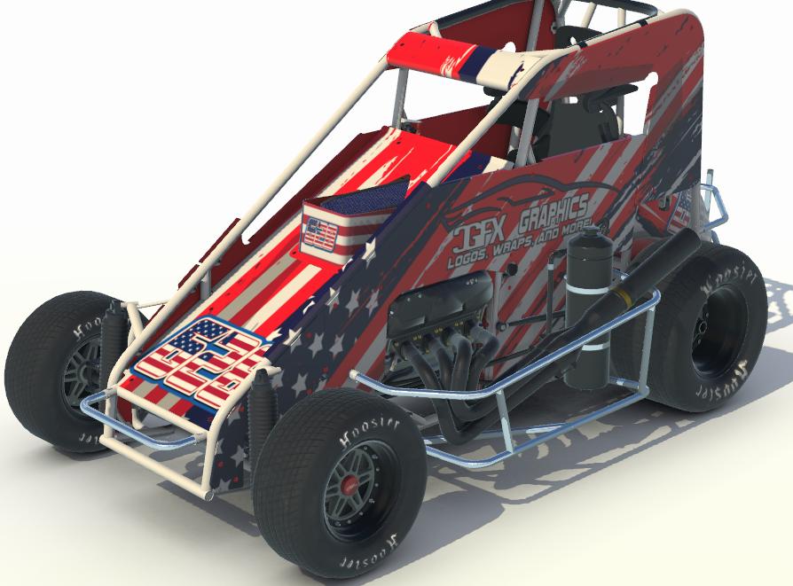 USA Midget (Custom Number by Calvin P. - Trading Paints