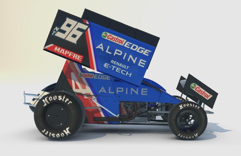 Alpine F1 2021 Sprintcar No Numbers by Nathan N. - Trading Paints