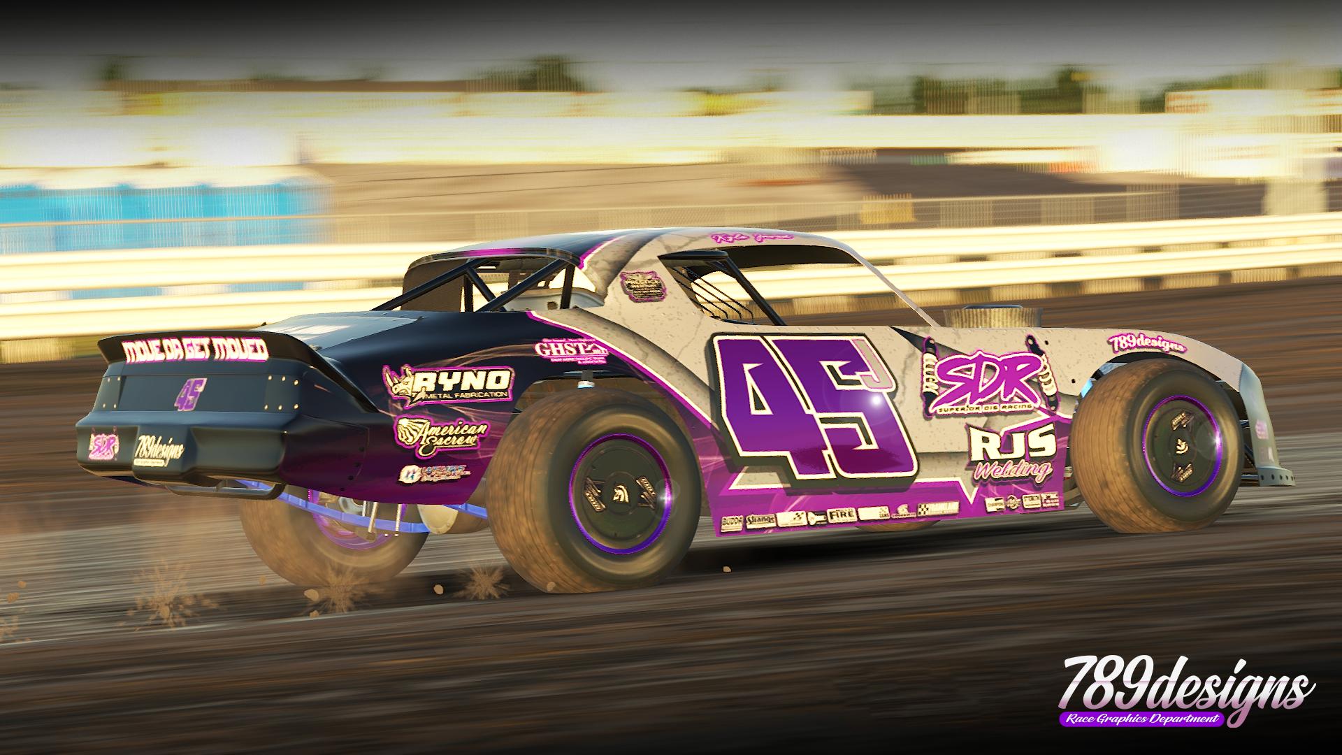 Kyle Jared Dirt Street Stock Gray Purple by Garrett Marshall - Trading ...