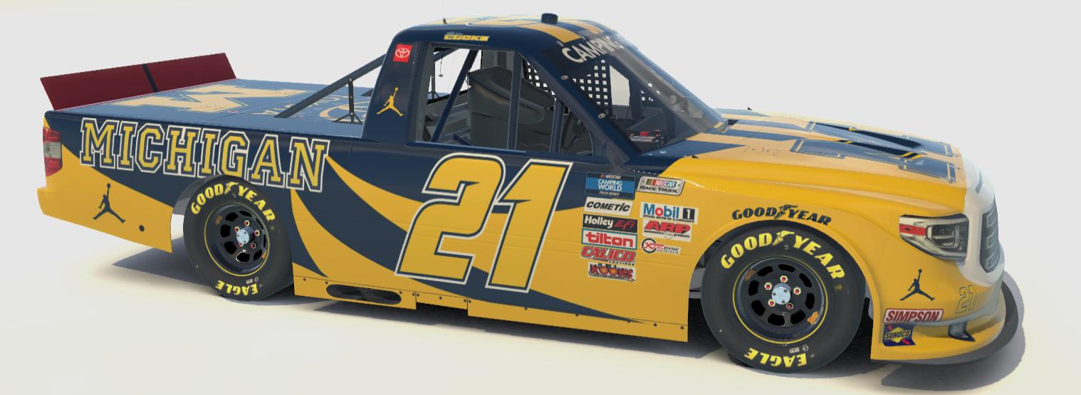 Bobby Cooke Michigan Tundra 21 by Steven Ayers Jr - Trading Paints