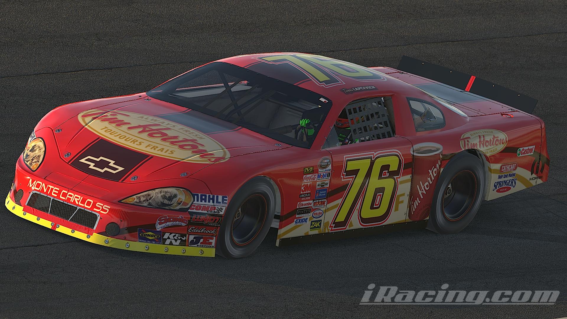 Treyten Lapcevich Tim Hortons Throwback Chevrolet Monte Carlo SS by ...