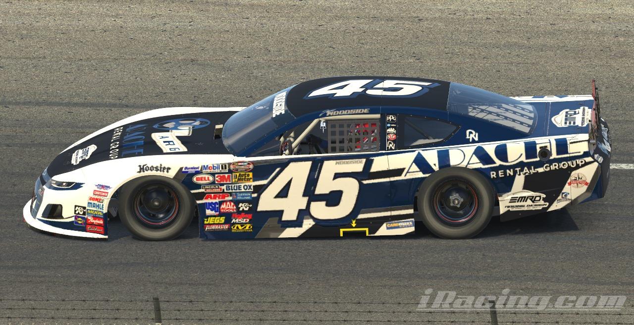 Custom #s #45 Sean Woodside Apache Rentals Camaro SLM W/ SPEC MAP by ...