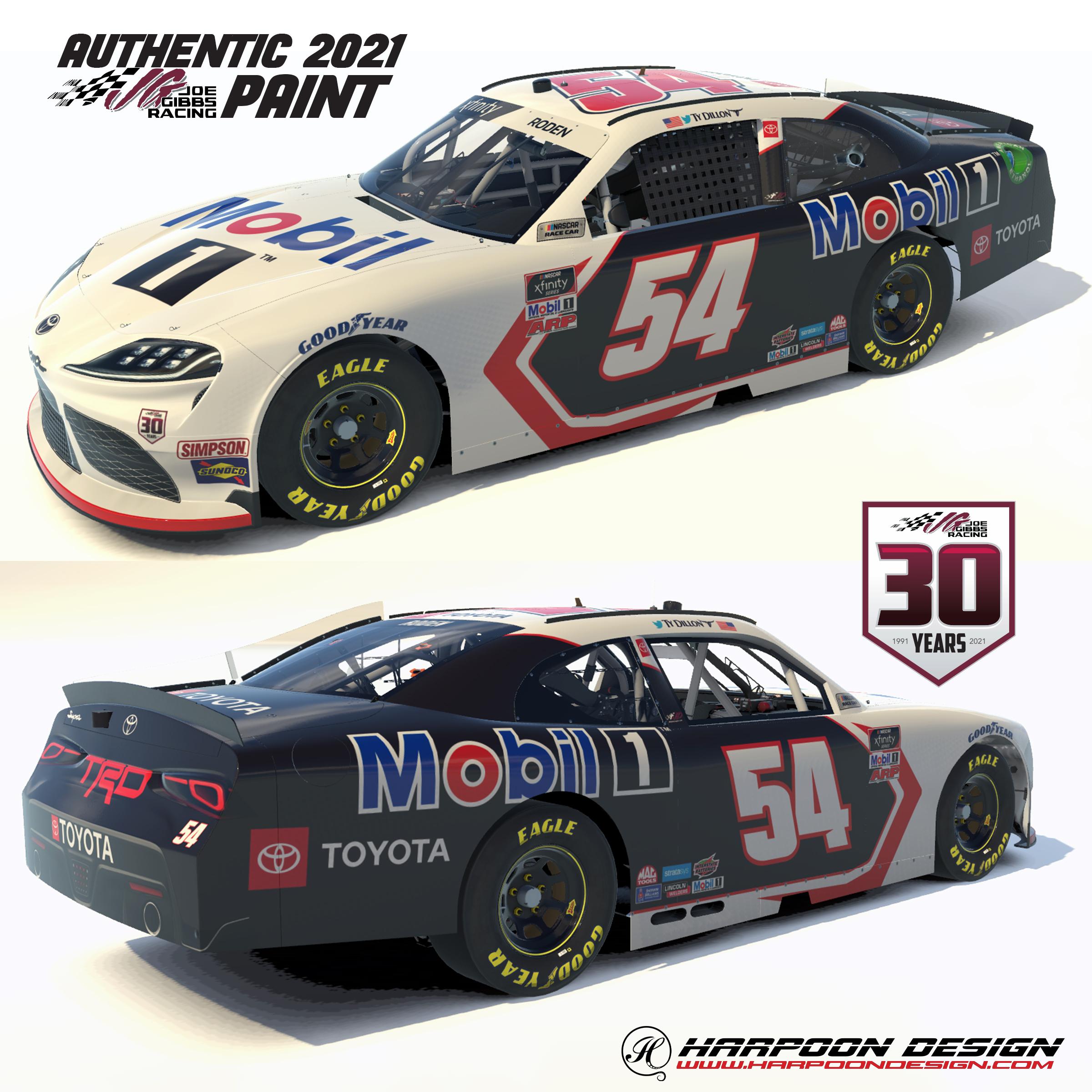 2021 Ty Dillon Mobil1 Supra by Brantley Roden - Trading Paints