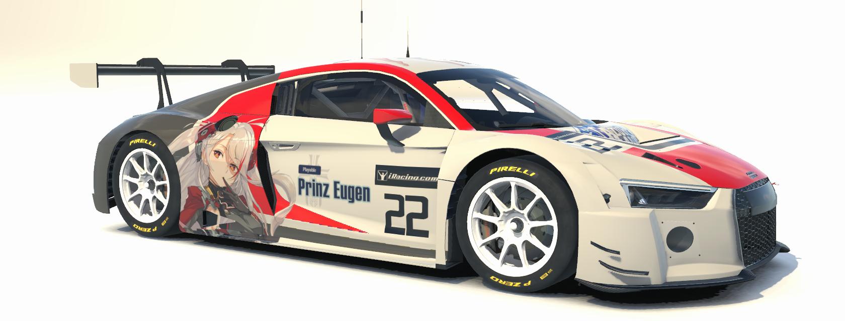 Prinz Eugen Azur Lane R8 GT3 by David C. - Trading Paints