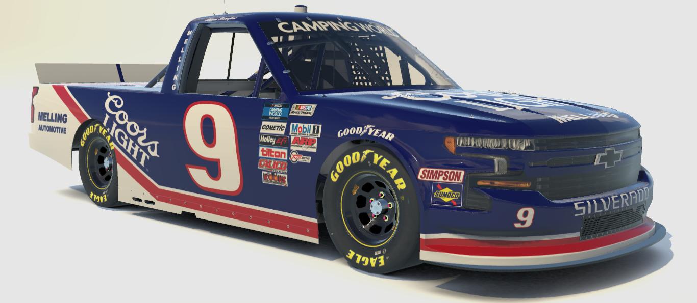 Adam Benefiel Coors Light Silverado by Steven Ayers Jr - Trading Paints