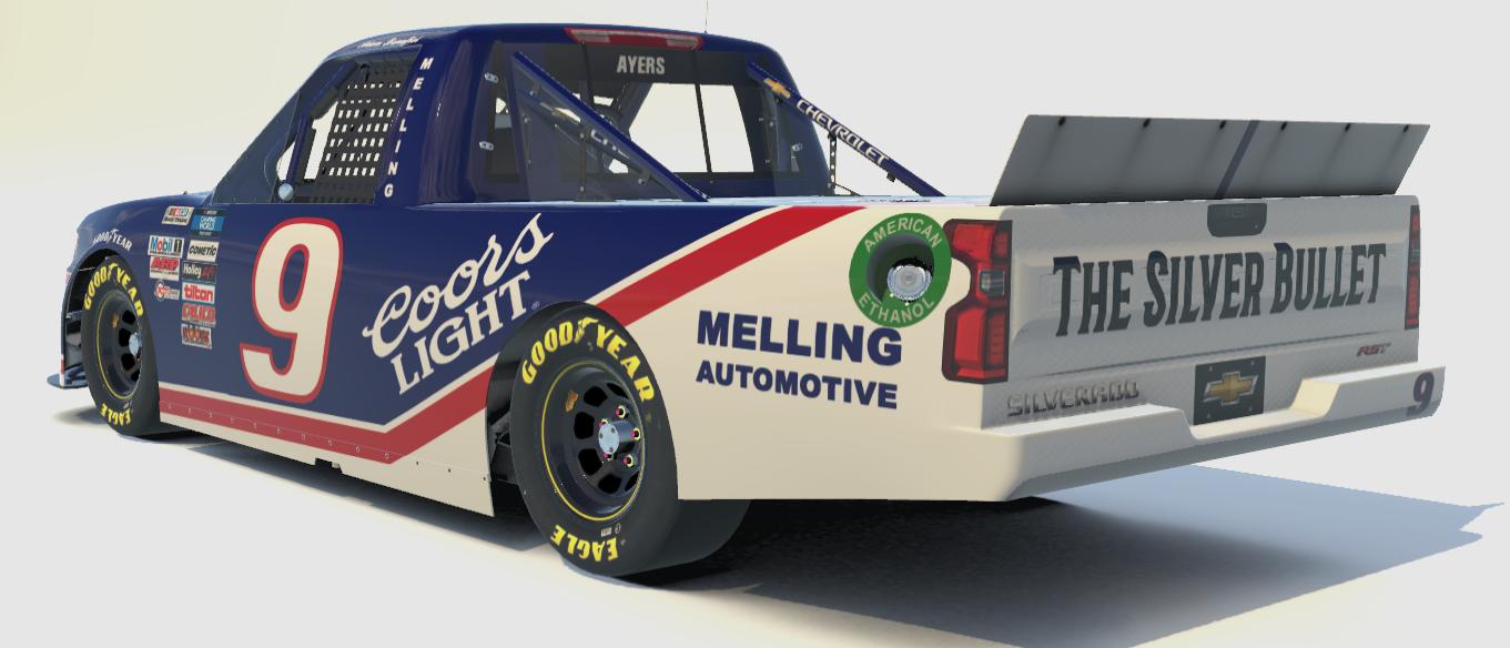 Adam Benefiel Coors Light Silverado by Steven Ayers Jr - Trading Paints