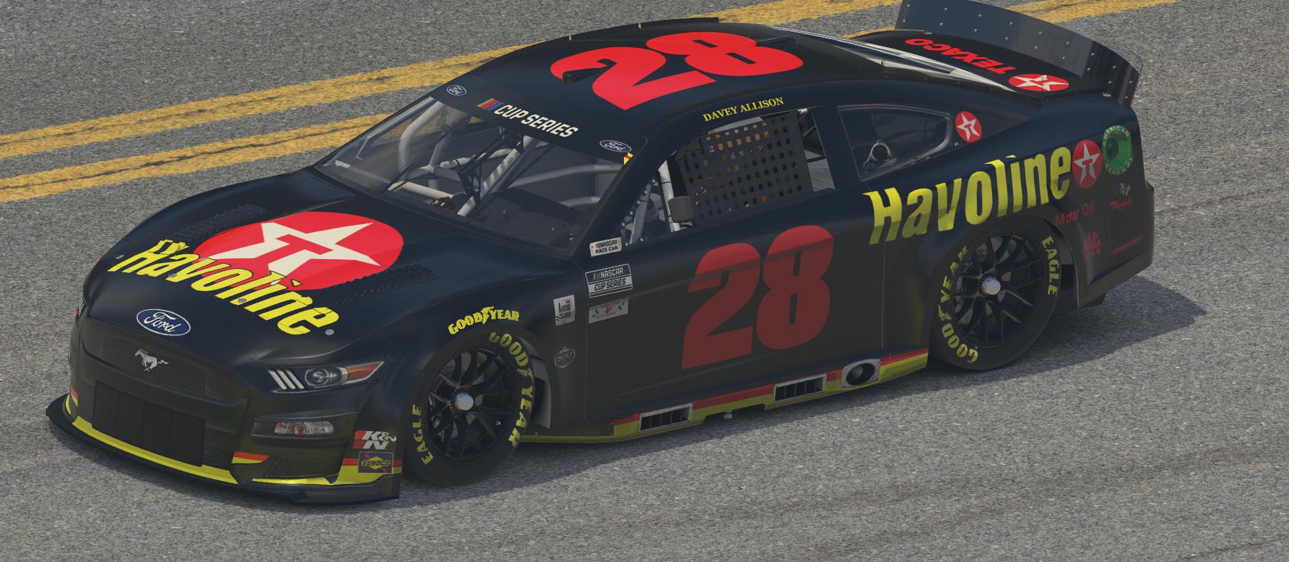 Davey Allison 1992 Texaco Havoline by Robby B. - Trading Paints