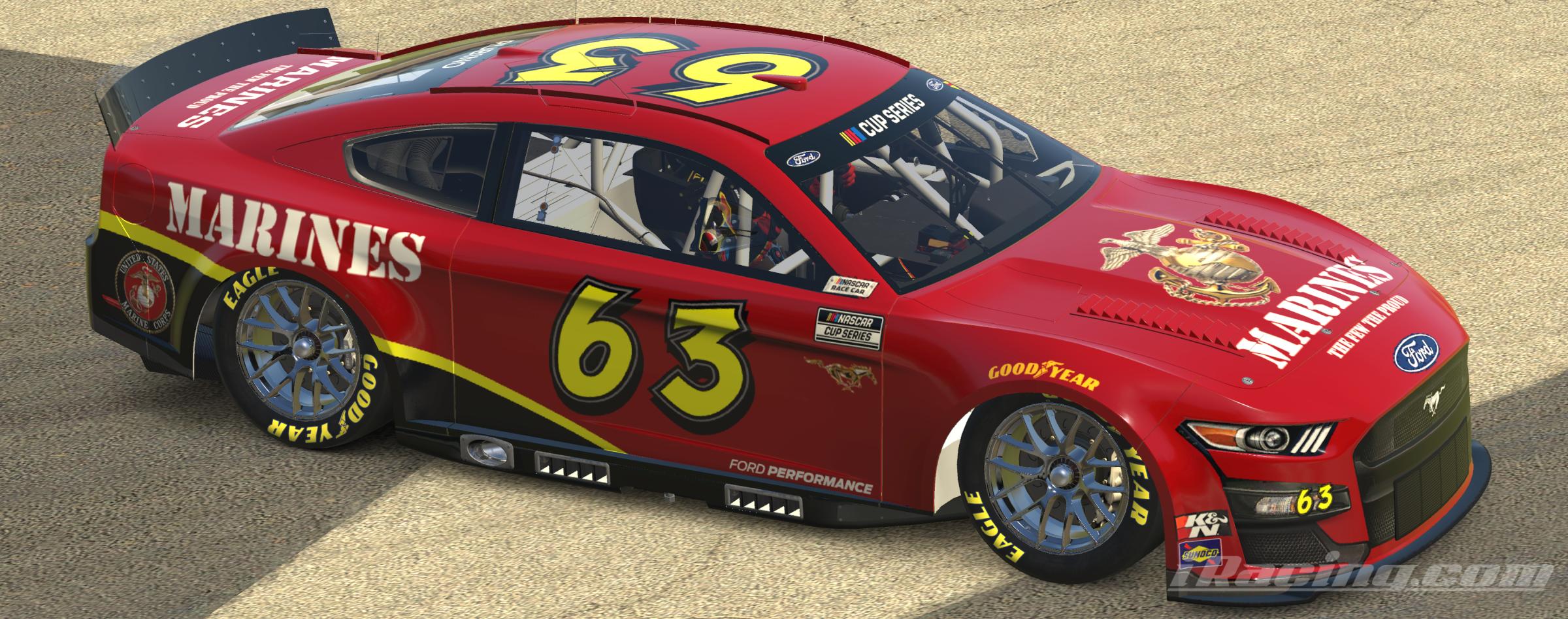 US Marines Mustang by John Rubino - Trading Paints