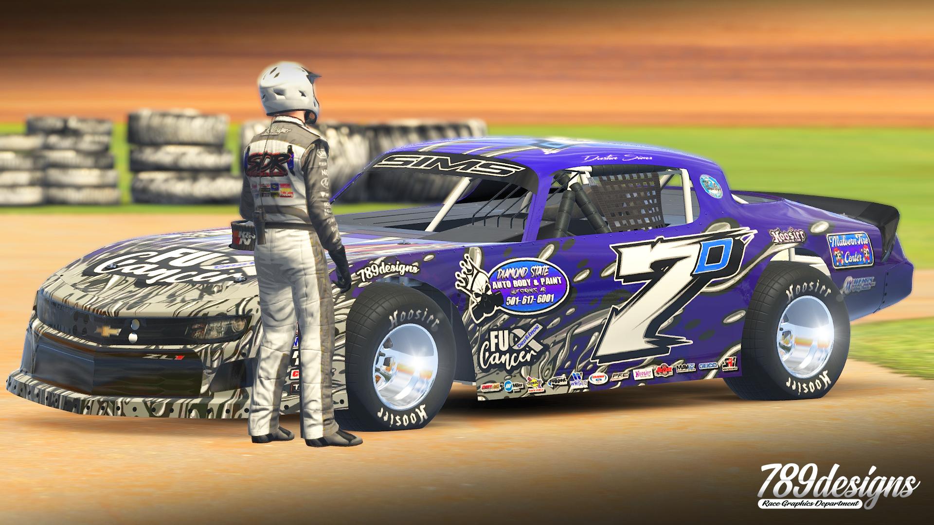 Dustin Sims Dirt Street Stock by Garrett Marshall - Trading Paints