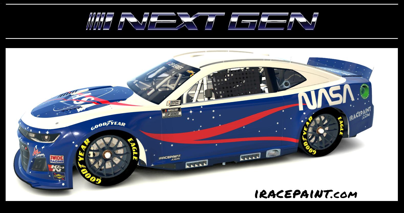 NextGen NASA Chevrolet Camaro ZL1 - 2022 by Ace Threwid - Trading Paints