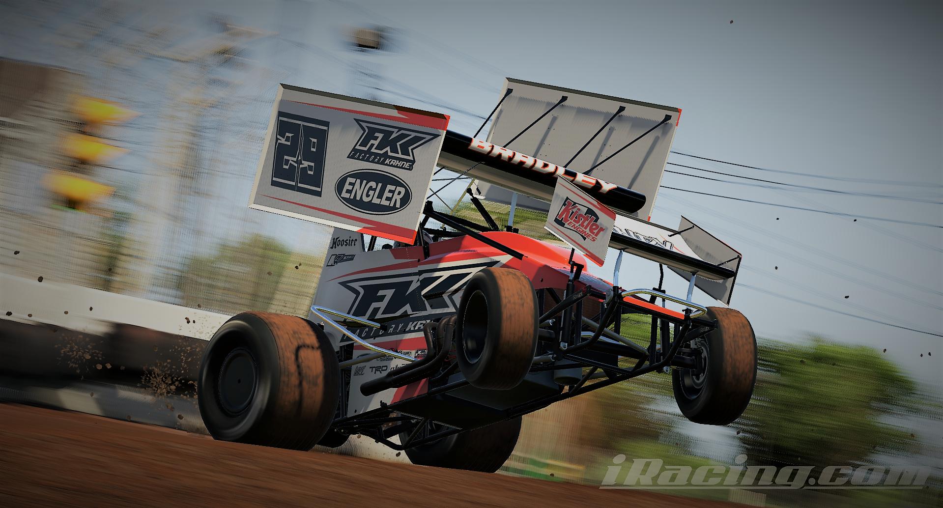 Keith Bradleys Wing Sprint Car by Caleb Shietze - Trading Paints