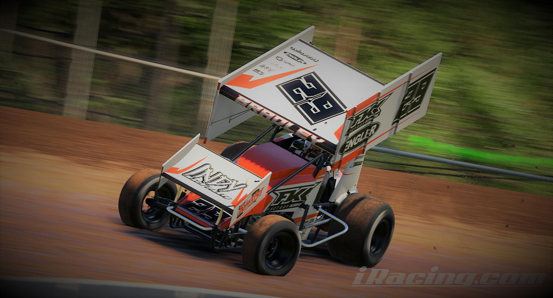 Keith Bradleys Wing Sprint Car by Caleb Shietze - Trading Paints