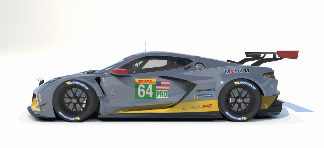 2021 Chevrolet Corvette C8R FIA WEC Silver by Pat Gabriel - Trading Paints