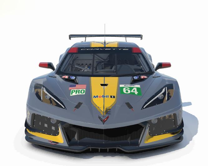 2021 Chevrolet Corvette C8R FIA WEC Silver by Pat Gabriel - Trading Paints