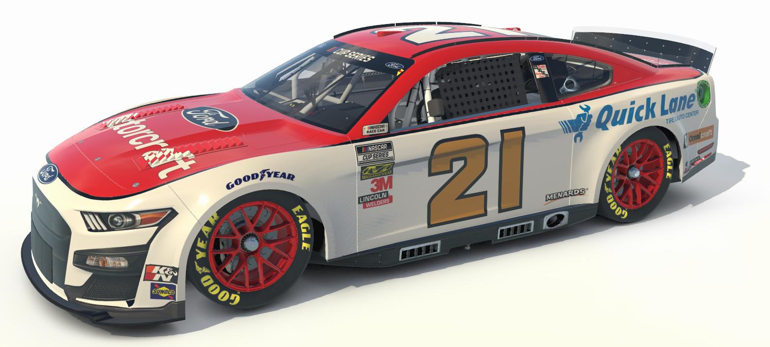 Wood Brothers Motorcraft #21 NextGen Mustang(custom #) by Nicholas G ...
