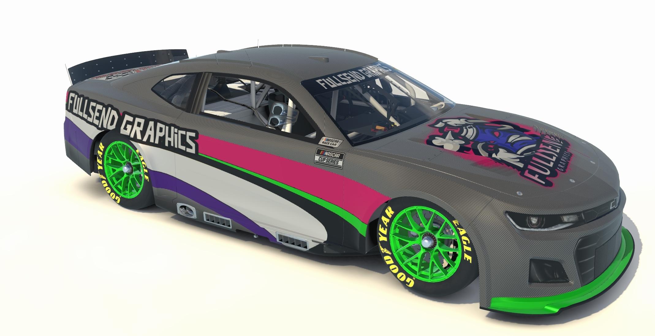 Full Send Graphics w/iRacing Numbers by Jordon DeCola - Trading Paints