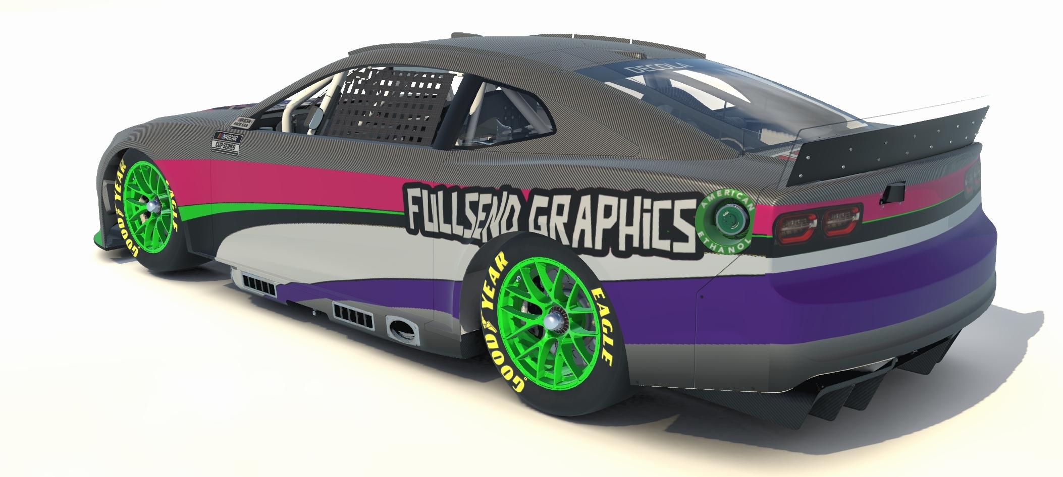 Full Send Graphics w/iRacing Numbers by Jordon DeCola - Trading Paints