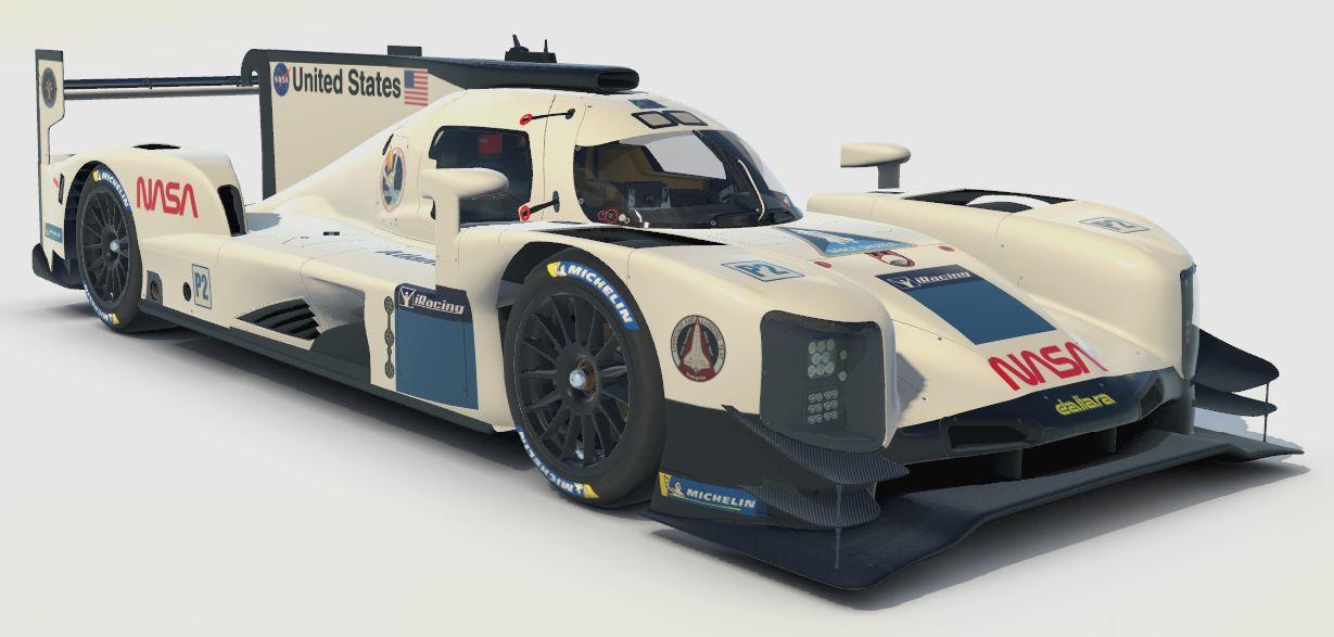 Dallara P217 - Space Shuttle Tribute by Daniel Nist - Trading Paints