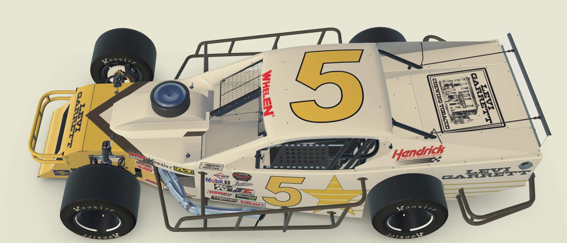 Levi Garrett #5 - Custom Number by Daniel Rowe - Trading Paints