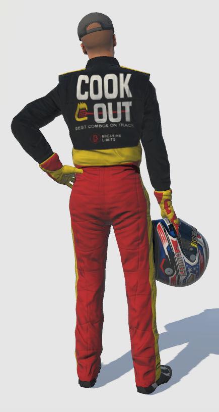 Cook Out Driver Suit 2021 - Updated by Richard M. - Trading Paints
