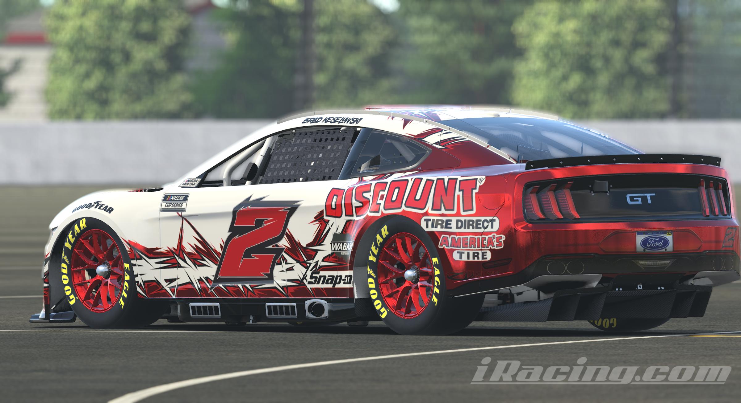 Custom Paint Scheme Discount Tire Sim Num Brad Keselowski by Jeffery B ...