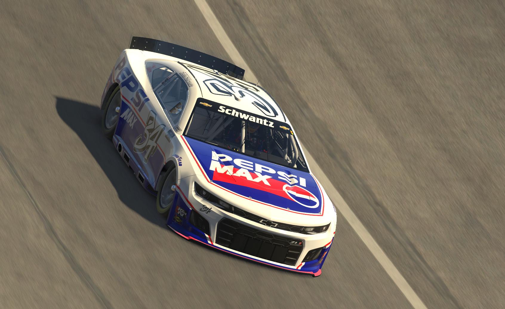 #34 Kevin Schwantz 1995/96 NASCAR/AUSCAR Pepsi Max Chevrolet (Cust ...