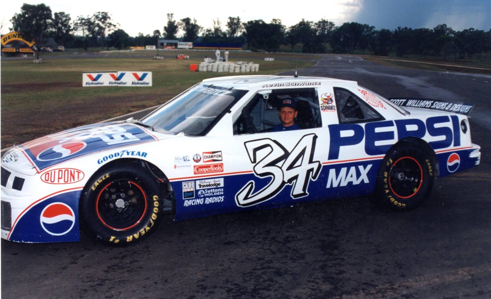 #34 Kevin Schwantz 1995/96 NASCAR/AUSCAR Pepsi Max Chevrolet (Cust ...