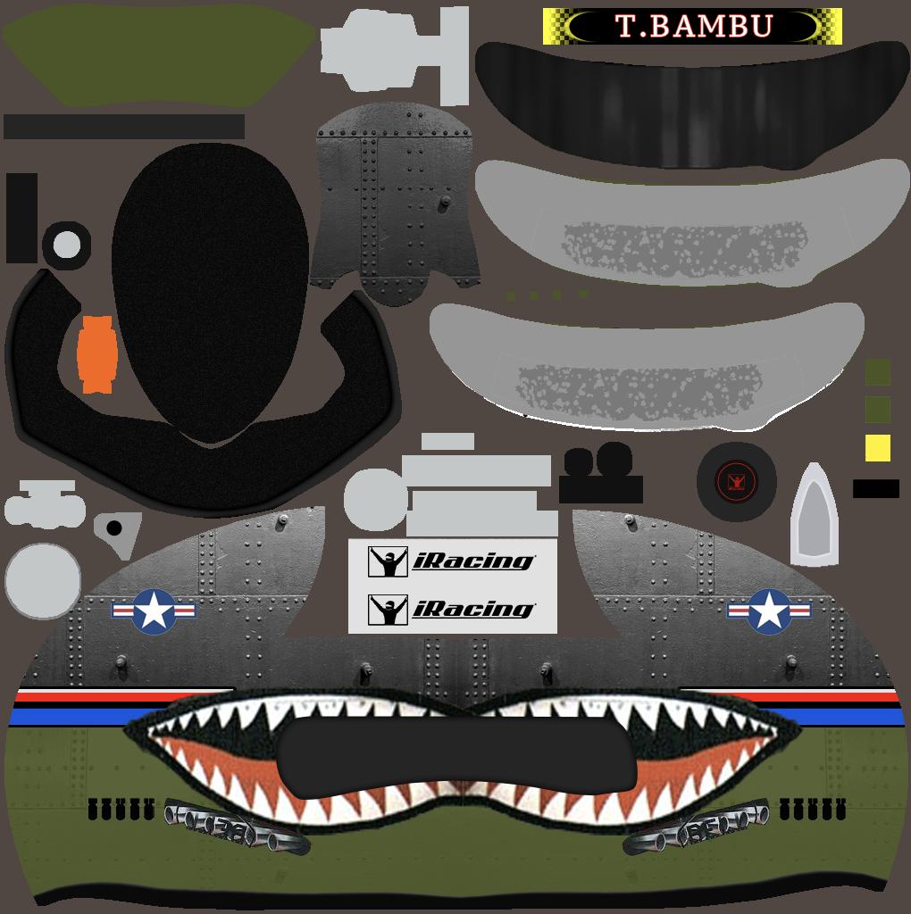 Shark Mouth Fighter by Bryan Bateman - Trading Paints