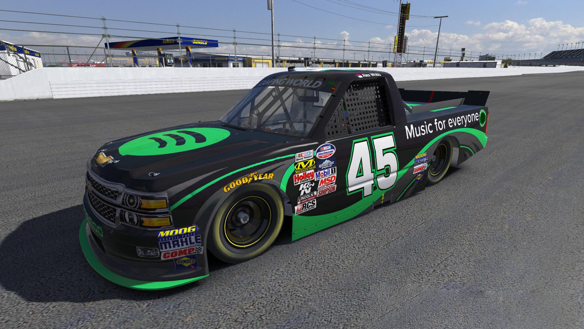 Spotify Chevrolet Silverado by Alex Whitt - Trading Paints