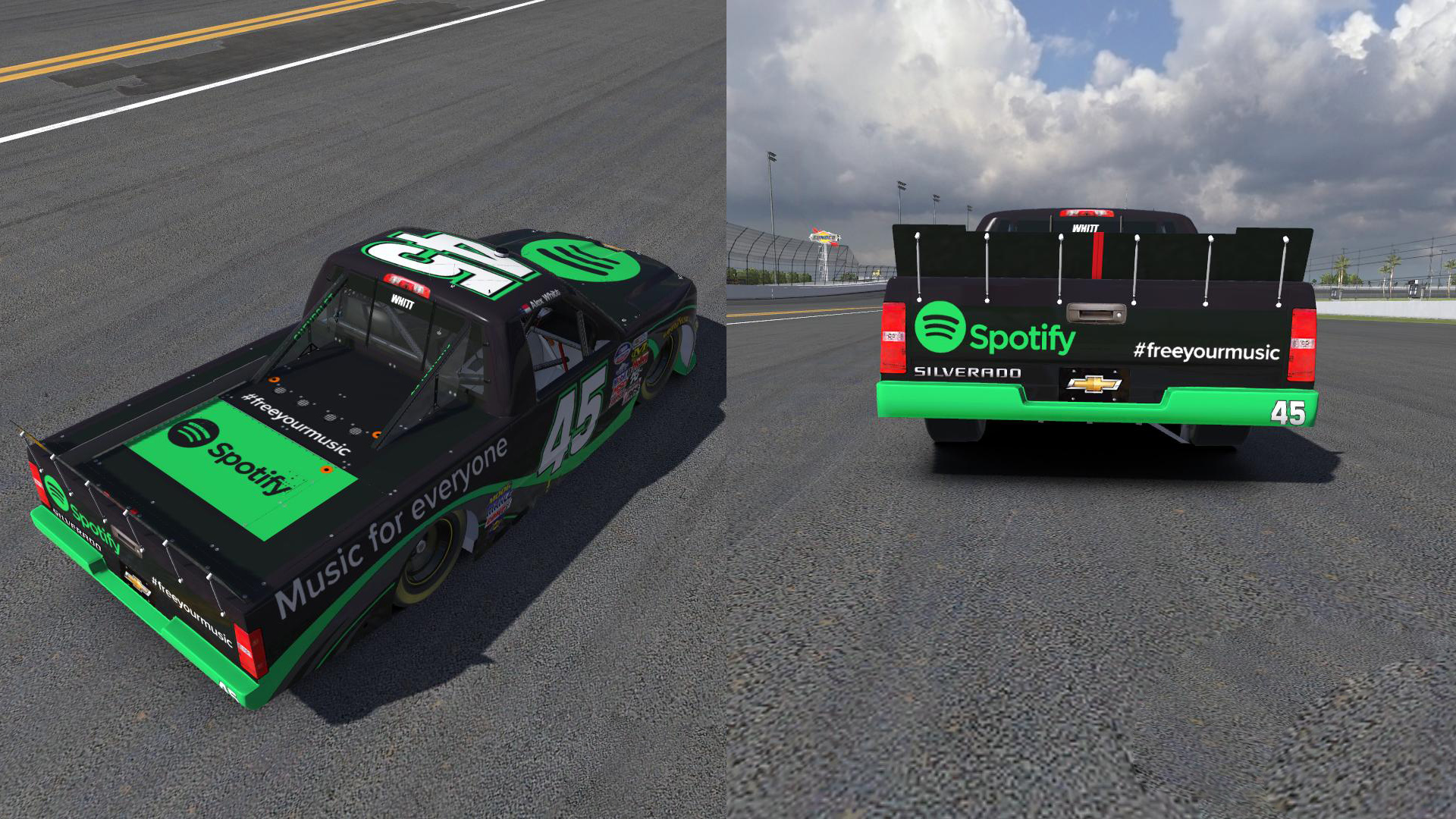 Spotify Chevrolet Silverado by Alex Whitt - Trading Paints