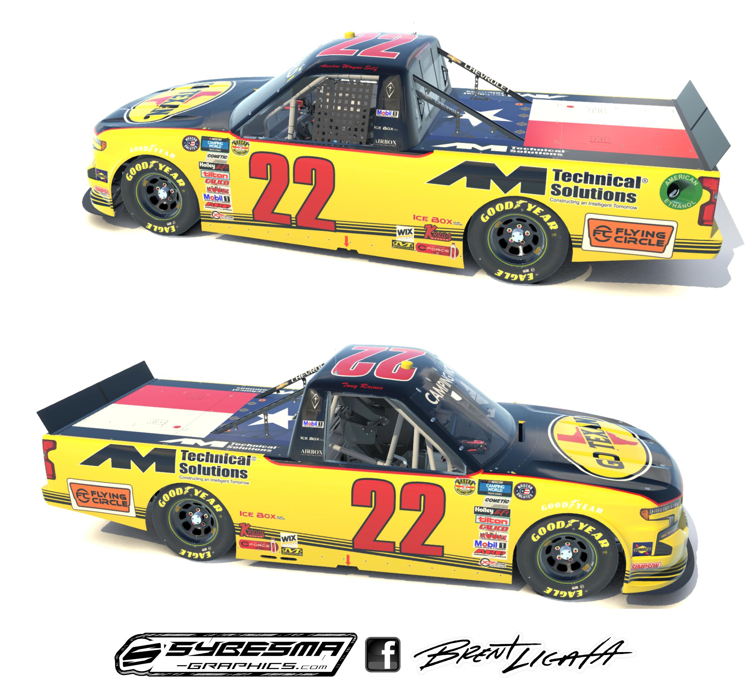 NCWTS 22 Austin Wayne Self Darlington 2021 by Brent Licata2 - Trading ...