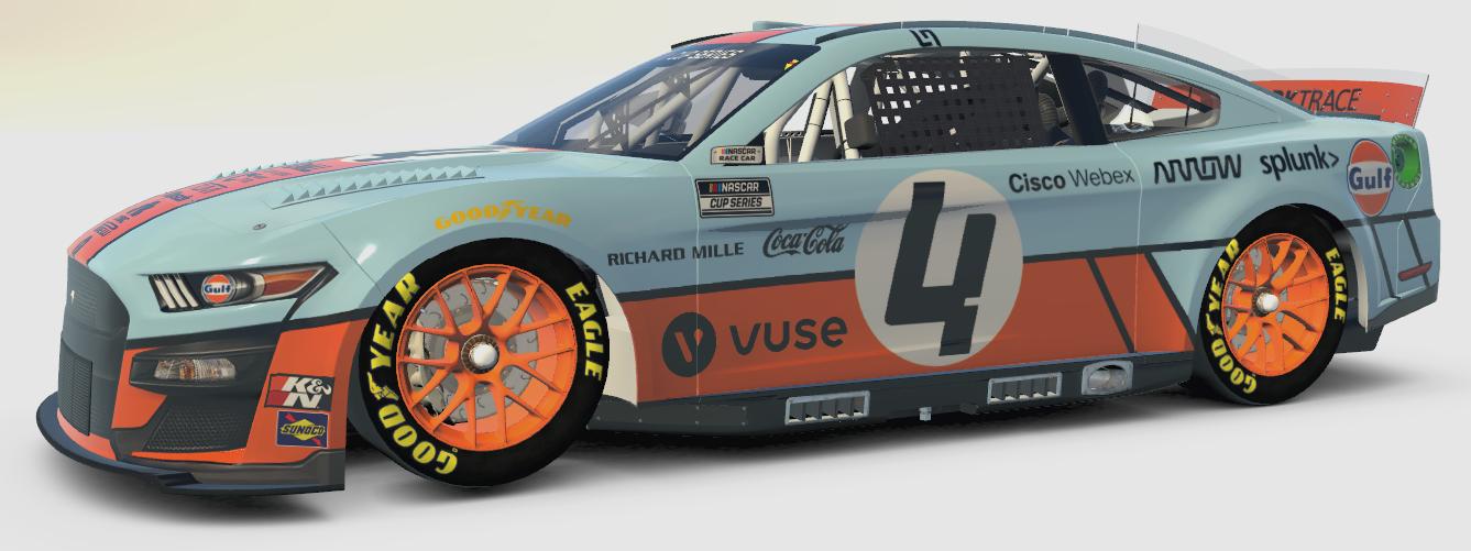 Lando Norris McLaren Gulf Throwback by Jason S. - Trading Paints
