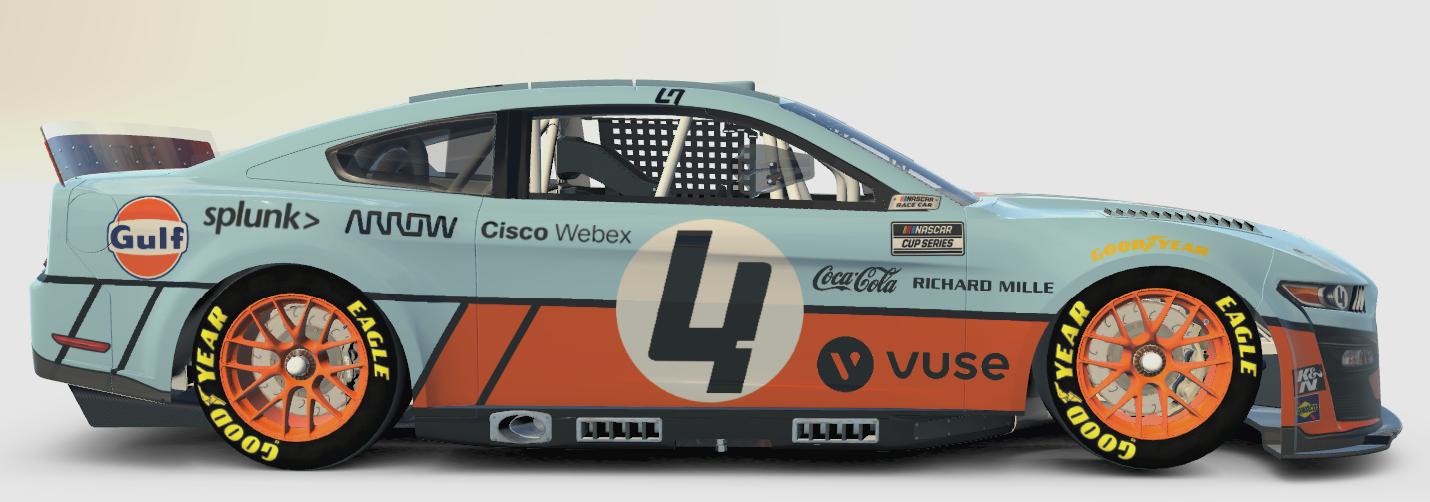 Lando Norris McLaren Gulf Throwback by Jason S. - Trading Paints