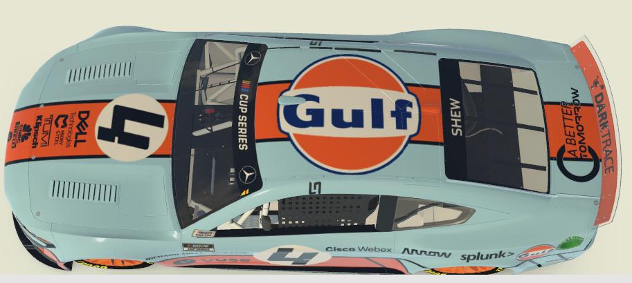 Lando Norris McLaren Gulf Throwback by Jason S. - Trading Paints