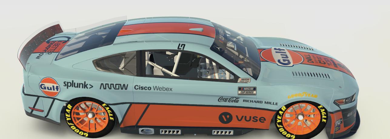 McLaren Gulf Throwback NO NUMBER by Jason S. - Trading Paints