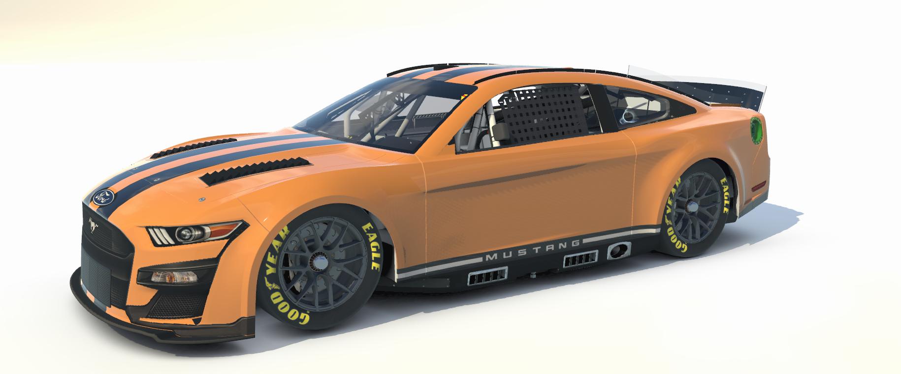 Orange NCS NEXTGEN Ford Mustang by Jerry D Harrison - Trading Paints