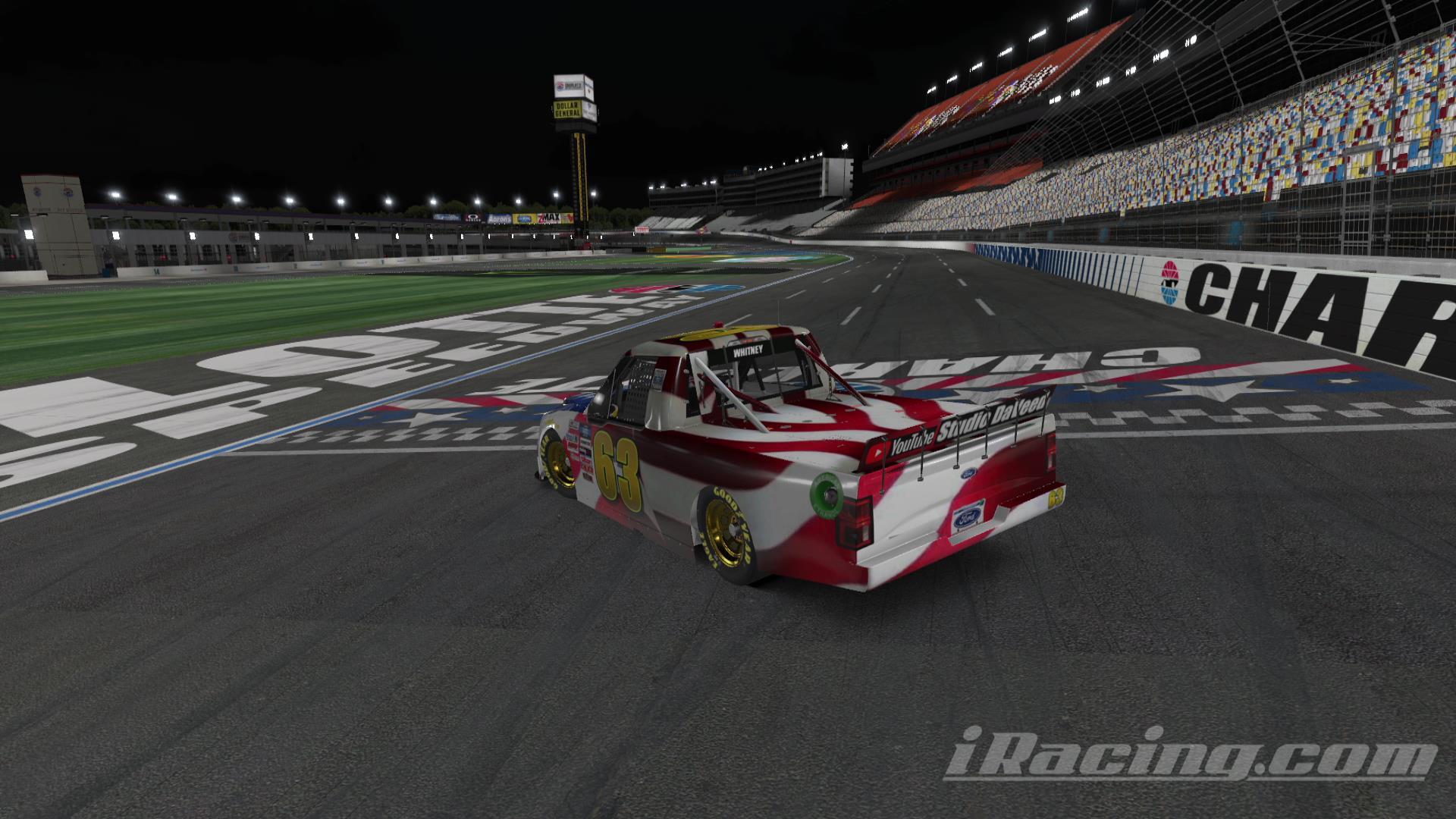 Memorial Day US FLAG NASCAR GANDER Ford F150 by Dave Whitney - Trading ...