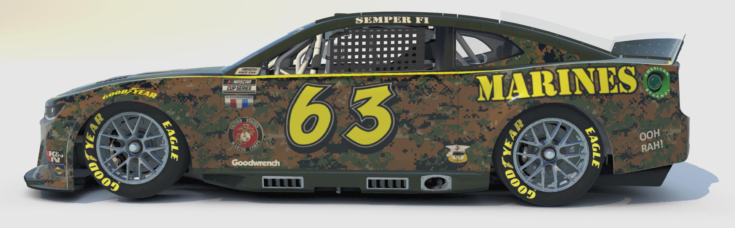 US Marines Camaro by John Rubino - Trading Paints