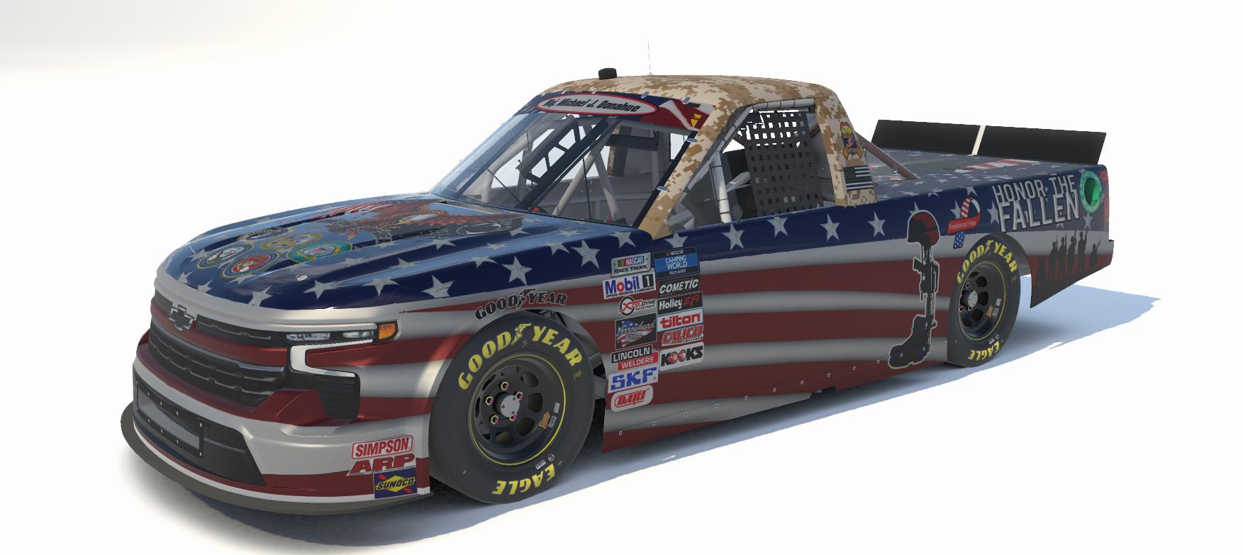 Memorial Day Tribute w/iRacing Numbers by Jordon DeCola - Trading Paints