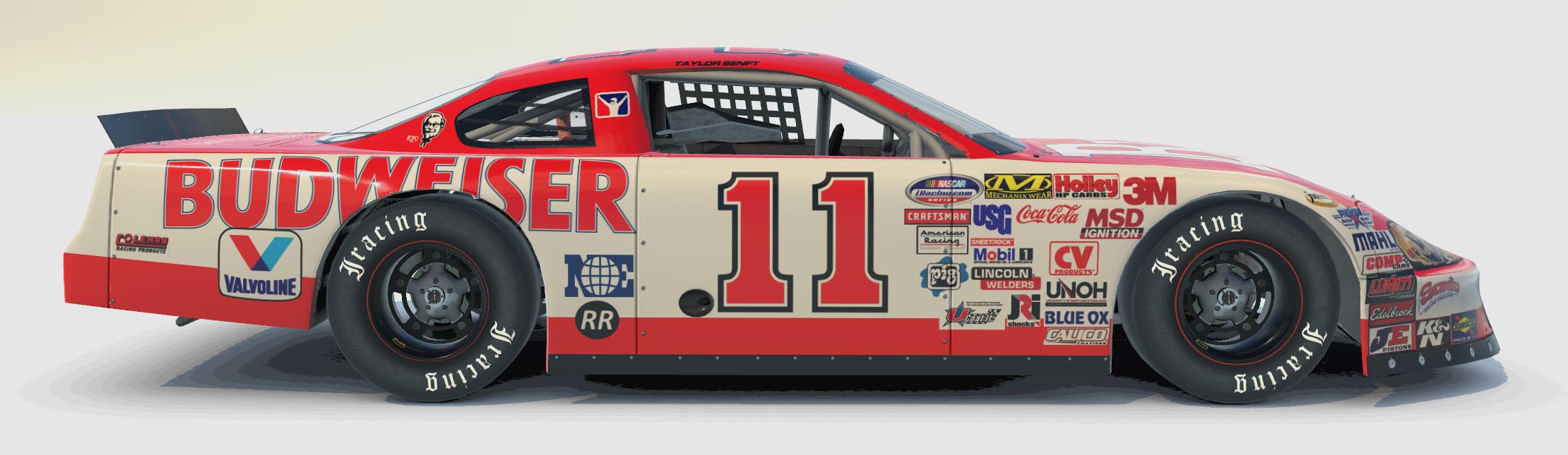 #11 Budweiser Late Model Throwback - Taylor Senft *Private Car* by ...