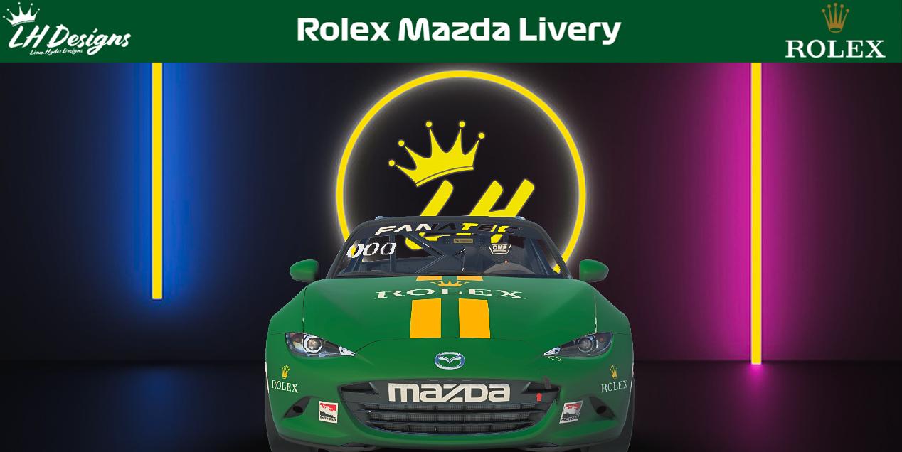 Rolex Mazda MX5 Livery by Liam H. - Trading Paints