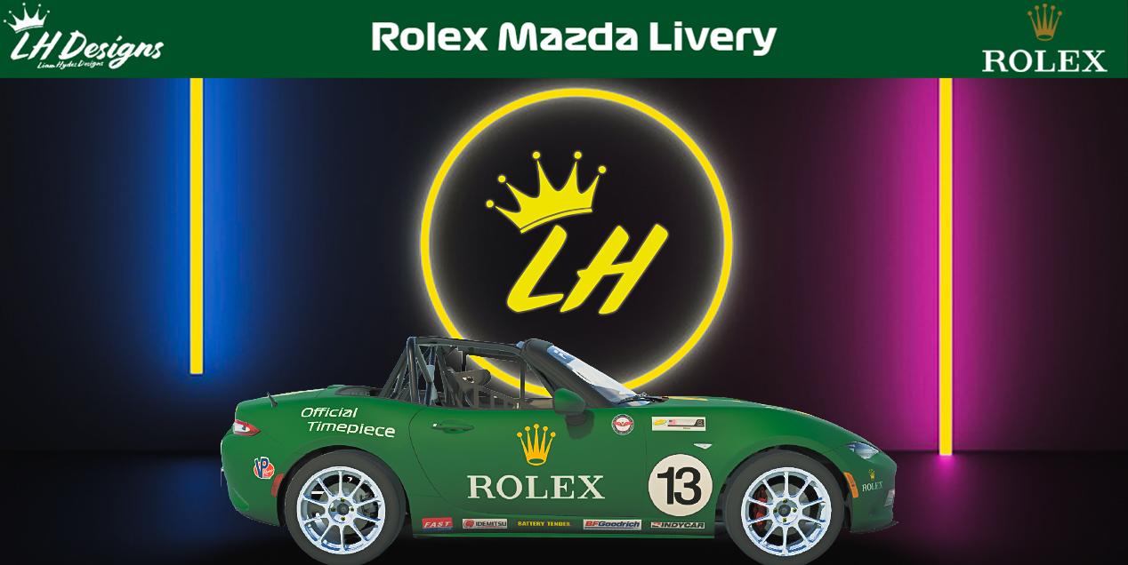 Rolex Mazda MX5 Livery by Liam H. - Trading Paints